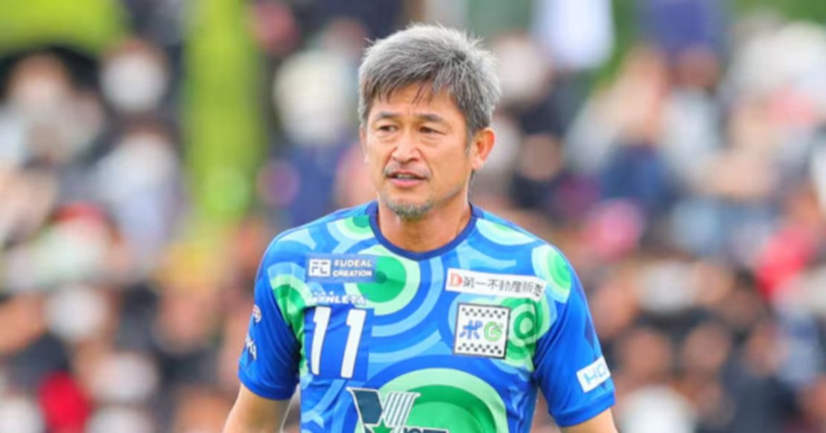 Kazu desafía la edad y suma un nuevo capítulo a su leyenda