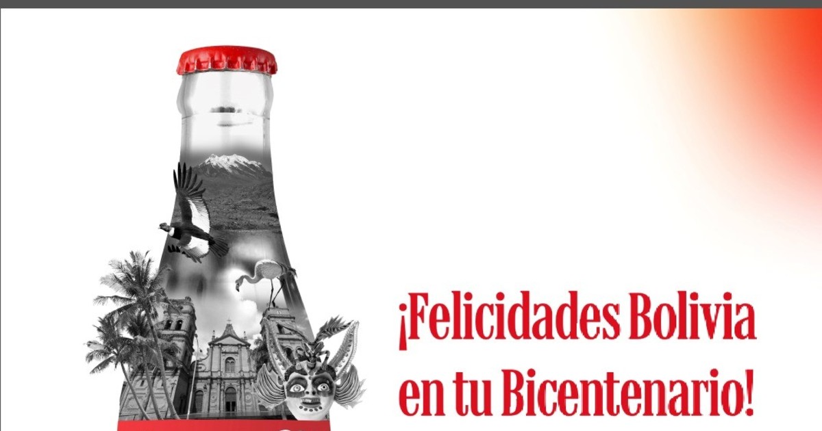 Coca-Cola celebra el Bicentenario de Bolivia con su campaña Juntos en Todas