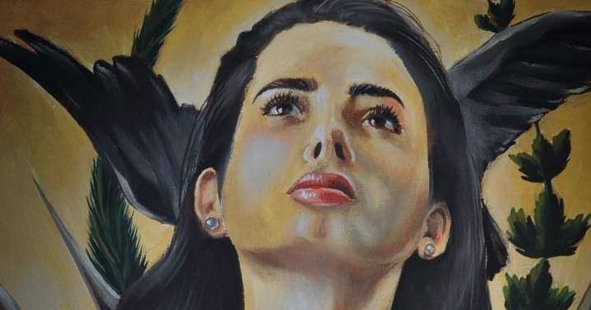 Artista se inspira en la modelo Romy Paz para crear un cuadro sobre la ...